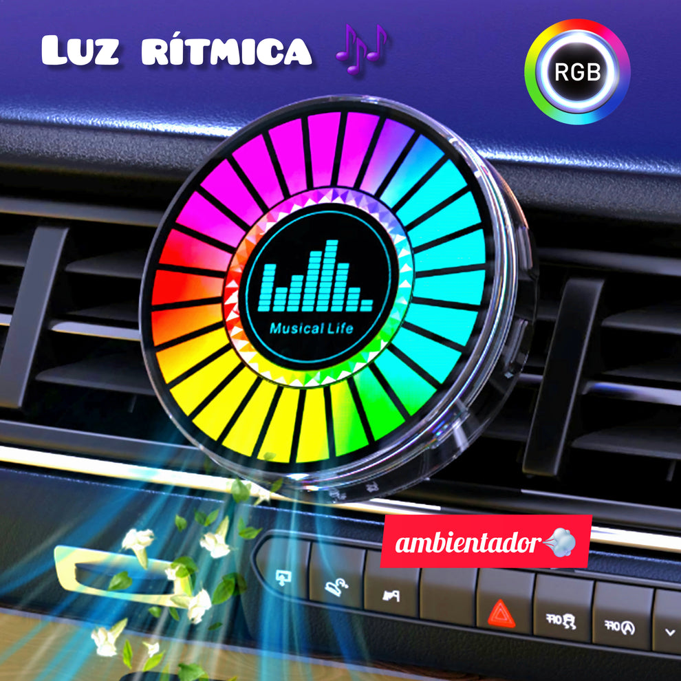 LUZ RITMICA PARA CARRO REDONDA USB – Vendo RD